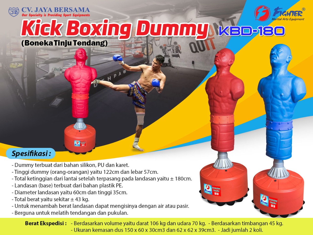 Kick Boxing Dummy KBD-180 - Toko Online Agen Olahraga